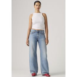Levi's LEVI'S Damen 5-Pocket-Jeans "MIDDY BALLOON"twisted vibe, Gr. 32, unifarben, Denim/Jeans, Obermaterial: 100% Baumwolle, Jeans, mit weitem Bein