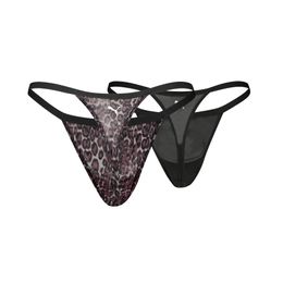 Puma Damen String "Puma WOMEN ANIMAL MESH TANGA STRINGS", Gr. Mschwarz combo, Obermaterial: 90% Polyamid, 10% Elasthan, Unterhosen