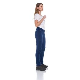 Sch&ouml;ffel SCH&Ouml;FFEL Damen Outdoorhose "Ascona", blau, Gr. 34, unifarben, Taft, Obermaterial: 89% Nylon, 11% Elasthan, Hosen, sportlicher Stil, f&uuml;r vielseitige