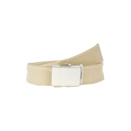 BA98-Cologne Damen Lederg&uuml;rtel "BA98-Cologne G&uuml;rtel", beige, Gr. 95, uni, Obermaterial: 100% Baumwolle CO., G&uuml;rtel, handgefertigt