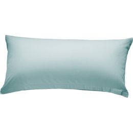 Kissenbezug Primera, B:40cm L:80cm, gr&uuml;n, Mako-Satin, 100% Baumwolle, Mako-Satin, Kissenbez&uuml;ge, "Primera Luxus-Satin Kissenbezug", Passend zu unserer