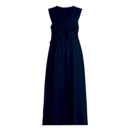 Betty Barclay Damen Midikleid "Damen mit V-Ausschnitt"dunkelblau, Gr. 36, Obermaterial: 69% Baumwolle, 29% Polyamid, 02% Elasthan, Kleider