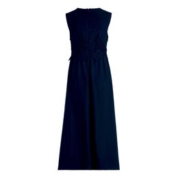 Betty Barclay Damen Midikleid "Damen mit V-Ausschnitt"dunkelblau, Gr. 40, Obermaterial: 69% Baumwolle, 29% Polyamid, 02% Elasthan, Kleider