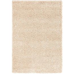 Hochflor-Teppich, B:80cm H:52mm L:200cm, beige, OCI DIE TEPPICHMARKE, Polypropylen (PP), Teppiche, "LOBBY SHAGGY, auch als L&auml;ufer und in Rund",