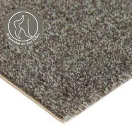ANDIAMO Teppichboden "Catania, Velours, Gesamth&ouml;he 7,5 mm, Luxusklasse LC1", B : 500cm 1 Stk., L: 600cm, grau, Schlafzimmer, Teppiche, meliert,
