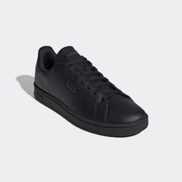 Herren Sneaker "COURT", adidas Sportswear, Gr. 44,5, schwarz, Synthetik, Schuhe, inspiriert vom Design des adidas stan smith