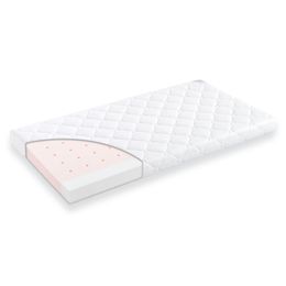 Tr&auml;umeland TR&Auml;UMELAND Kinder Kindermatratze "Sternschnuppe", wei&szlig;, Gr. 1, Bezug (oben): 56% Polyester, 44% Baumwolle. Bezug (unten): 56% Polyester, 44%