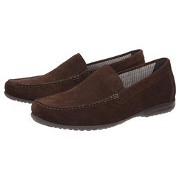 Sioux Herren Slipper "Giumelo-700-H", Gr. 39,5, braun, Obermaterial: 100% Kalbsveloursleder CAVL. 100% Gummi rubber., Schuhe