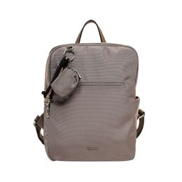 Tamaris Damen Rucksack "Rucksack TAS Maggie", grau, Polyester, Rucks&auml;cke