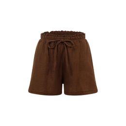 CLOUD 5IVE Damen Shorts "CLOUD 5IVE Short", braun, Gr. XXL, unifarben, 100% Baumwolle, Hosen