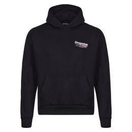 DROPSIZE Herren Kapuzensweatshirt "Dropsize HEAVY OVERSIZE COPYRIGHT HOODIE", schwarz, Gr. S, 70% Baumwolle, 30% Polyester, Pullover