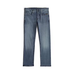 G-Star Raw G-STAR Herren 5-Pocket-Jeans "3301 Straight Jeans", blau, Gr. 40, Obermaterial: 99% Baumwolle, 1% Elasthan, Jeans
