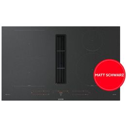 Gorenje Kochfeld mit Dunstabzug "GEH8433BSRWF", B:83cm H:23,3cm T:52cmschwarz, Kochfelder, InfiniteMatt - kratzresistente, matte Kochfeldoberfl&auml;che