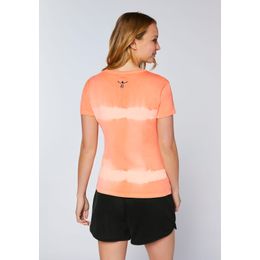 Chiemsee Damen T-Shirtmelon, Gr. L, 95% Baumwolle, 5% Elasthan, Shirts