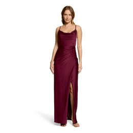 Vera Mont Damen Abendkleid "Damen figurbetont", rot, Gr. 38, Satin, Obermaterial: 81% Polyamid, 19% Elasthan. Besatz: 100% Polyamid. Futter: 100%