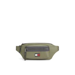 Tommy Jeans Damen Bauchtasche "TJM ELEVATED PU BUMBAG", gr&uuml;n, Lederimitat, Textil, Taschen, Unisex G&uuml;rteltasche, Crossbody Bag mit Logo-Aufn&auml;her