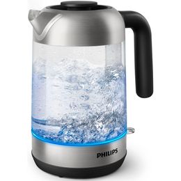 Philips Wasserkocher "Series 5000 HD9339/80", B:23,3cm H:24,8cm T:14,6cm, schwarz, Wasserkocher, Glasgeh&auml;use, Trockengehschutz