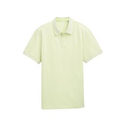 TOM TAILOR Shirt male size XXXL Pastel yellow / White