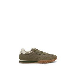 Marc O'Polo MARC O'POLO Damen Sneaker "aus Leder und Mesh", Gr. 40pure sage, Obermaterial: 100% Leder, unifarben, Schuhe