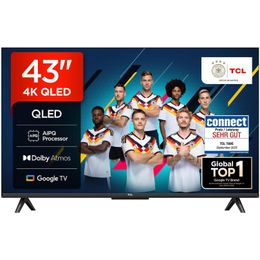 TCL QLED-Fernseher "43T69CXB", 43 &prime;&prime;schwarz, Fernseher