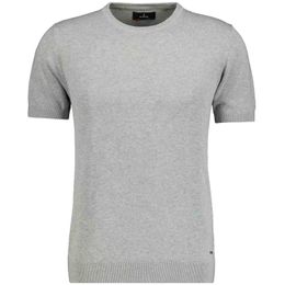 Ragman Herren Rundhalspulloversteingrau, Gr. XL, Strick, 100% Baumwolle, Pullover