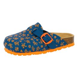 Lico M&auml;dchen Pantolette "Pantolette Bioline Clog Kids", Gr. 33, blau, Synthetik, Schuhe