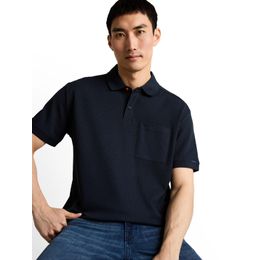 Tom Tailor Herren Poloshirtsky captain blau, Gr. XXL, unifarben, Piqu&eacute;, Obermaterial: 60% Baumwolle, 40% Polyester, Shirts, Sommer-Poloshirt mit