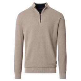 Casamoda Herren Troyer "Casamoda Stricktroyer uni"663 beige, Gr. XXL, 100% Baumwolle, Pullover