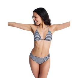 Roxy Damen Bikini-Hose "Summer Surf RV Moderate", schwarz-wei&szlig;, Gr. XS, Obermaterial: 85% Polyester, 15% Elasthan., Badehosen