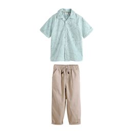 Baker By Ted Baker Set Jungen Gr&ouml;&szlig;e 86 dunkelbeige / t&uuml;rkis / grau