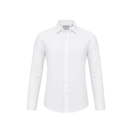 Michael Kors Businesshemd 'COTTON LINEN SLIM SHIRT' Herren Gr&ouml;&szlig;e 39 wei&szlig;