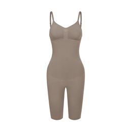 cfab Shapingbody 'Bodysuit Sculpting Shapewear mit Shorts' Damen Gr&ouml;&szlig;e XXXL taupe