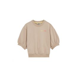 WE Fashion Sweatshirt M&auml;dchen Gr&ouml;&szlig;e 134/140 kitt / gelb / grenadine