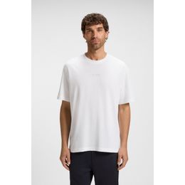 BOSS Green Herren T-Shirt "Tee 10 Relaxed Fit"wei&szlig;100, Gr. 4XL, unifarben, Single Jersey, Obermaterial: 100% Baumwolle, Shirts, Rundhalsausschnitt,