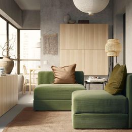 IKEA J&Auml;TTEBO 1,5er-Sitzelement mit Aufbewahrung