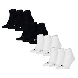 Puma Socken Damen Gr&ouml;&szlig;e 35/38 schwarz / wei&szlig;