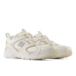 New Balance Damen Sneaker "408", Gr. 36,5, beige, Mesh, Synthetik, Schuhe, inspiriert vom Design des New Balance 530 und 740