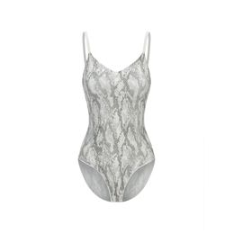 cfab Shapingbody 'Bodysuit Sculpting Shapewear mit Slip' Damen Gr&ouml;&szlig;e XXXL offwhite