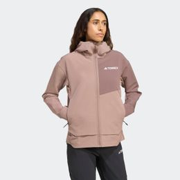 adidas terrex Damen Softshelljacke "MULTI", rosa, Gr. S, Obermaterial: 87% Polyester, 13% Elasthan, Jacken