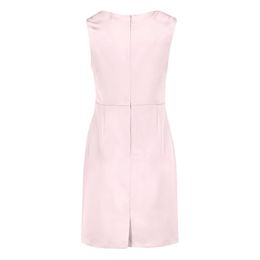 Vera Mont Damen Etuikleid "Damen mit Raffung", rosa, Gr. 34, Satin, Obermaterial: 96% Polyester, 4% Elasthan. Futter: 100% Polyester, Kleider, Falten