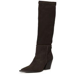 Steve Madden Damen Stiefel "Steve Madden Stiefel Veloursleder", Gr. 37dunkelbraun, Veloursleder, Schuhe
