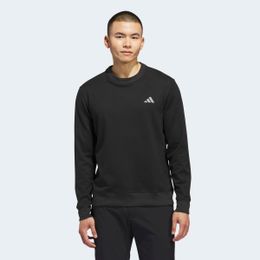Herren Sweatshirt "ULTIMATE365 CLIMAWARM, RUNDHALSAUSSCHNITT", schwarz, Gr. M, adidas Performance, Obermaterial: 93% Polyester, 7% Elasthan,
