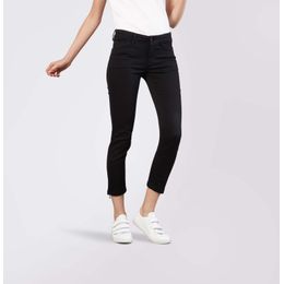 MAC Damen 7/8-Jeans "Dream Chic", schwarz, Gr. 34, Denim/Jeans, Obermaterial: 48% Baumwolle, 48% Polyester, 4% Elasthan, Jeans, verk&uuml;rzte Form mit