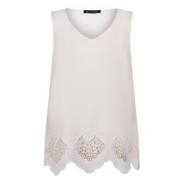 Betty Barclay Damen Blusentop "Damen mit Stickerei", grau, Gr. 44, Obermaterial: 70% Baumwolle, 30% Polyester, Blusen