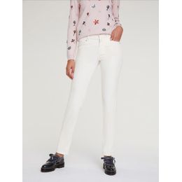 Heine Damen Cordhose, wei&szlig;, Gr. 20, unifarben, 98% Baumwolle, 2% Elasthan, Hosen