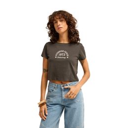 Billabong Damen T-Shirt "Suns Up Now"off schwarz, Gr. S, Obermaterial: 70% Baumwolle, 30% Baumwolle., Shirts