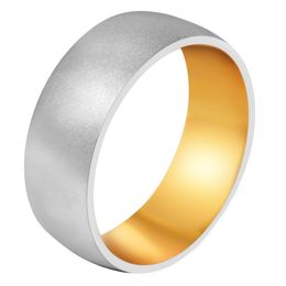 Adelia&acute;s ADELIA ́S Herren Fingerring "Herren Ring aus Edelstahl", 62, Edelstahl, silber, Edelstahl, Fingerringe