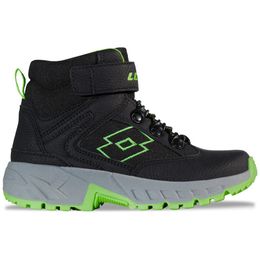 Lotto M&auml;dchen Winterboots, Gr. 29, schwarz, Synthetik, Textil, mehrfarbig, Schuhe, mit Elastikschn&uuml;rung & Klettverschluss