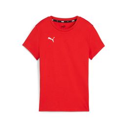Puma Damen Trainingsshirt "TEAMGOAL CASUALS TEE WMN", rot, Gr. XL, unifarben, Jersey, Obermaterial: 100% Baumwolle, Shirts, T-Shirt, mit
