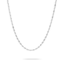 ECHTZEIT Damen Gliederkette "Schmuck Geschenk Silber 925 Halskette The Glitter One", Silber 925 (Sterlingsilber), L: 50, silber, Silber 925